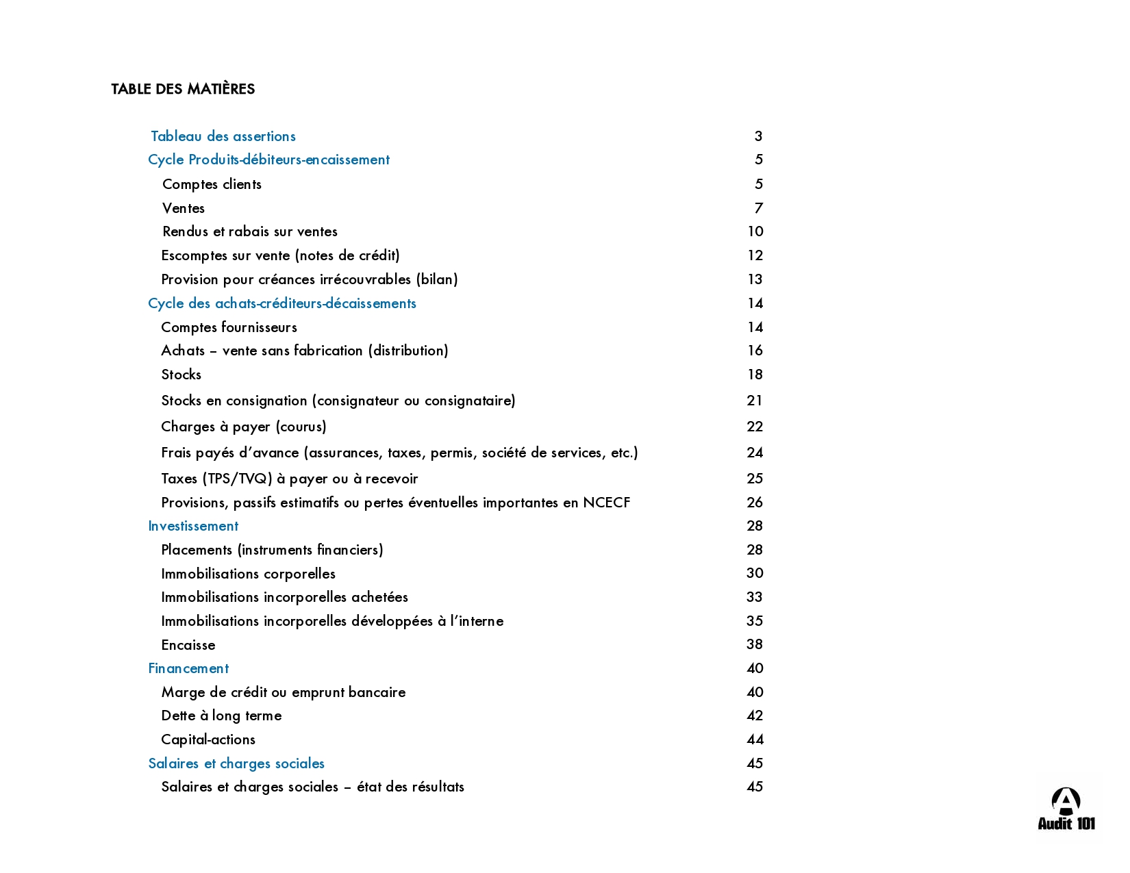 Guide de procédures d’audit par cycles et par assertion PDF ...